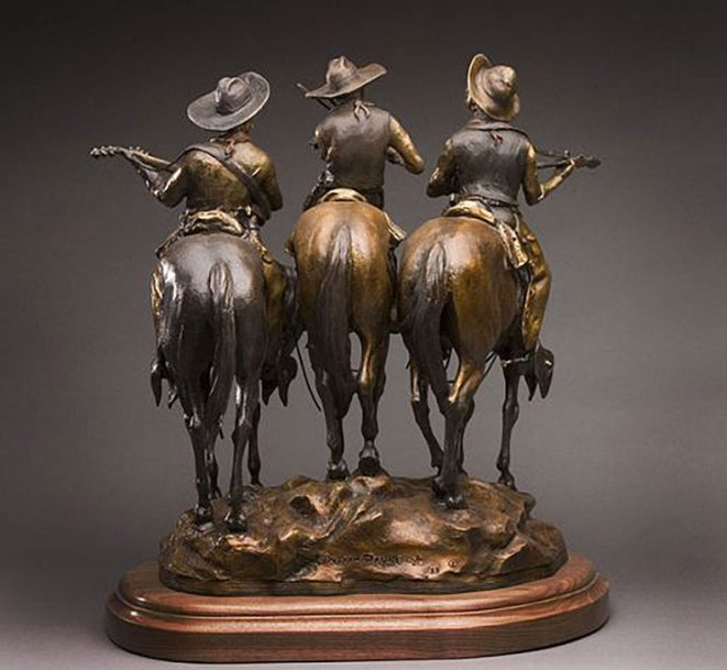 Dustin Payne Bronze "Chisholm Trail Blues" Western Sculpture Available ...