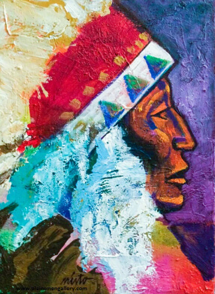 John Nieto Original Painting "Iron Tail" Available Contemporary Western ...