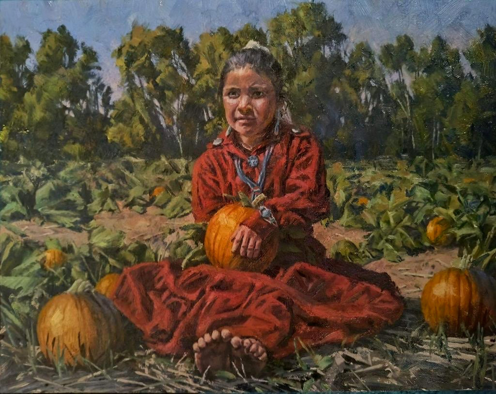 Hyrum Joe Original Painting "Navajo Pumpkins" Available – Plainsmen ...