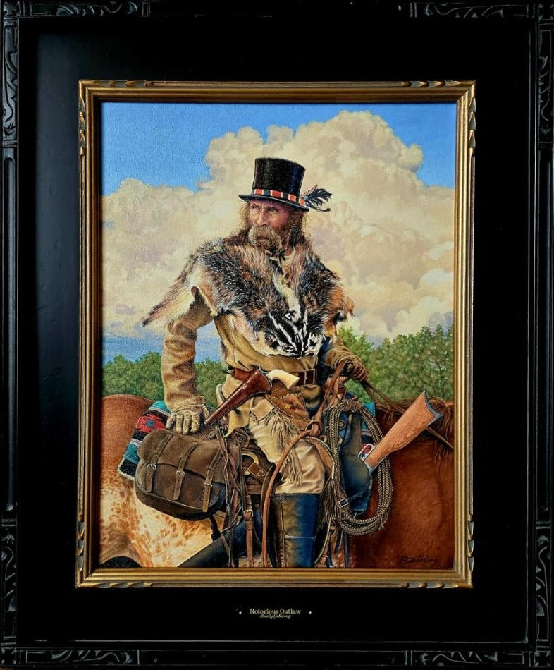 Badger Vest by Randy Galloway Western Painting – Plainsmen Gallery Fine Art