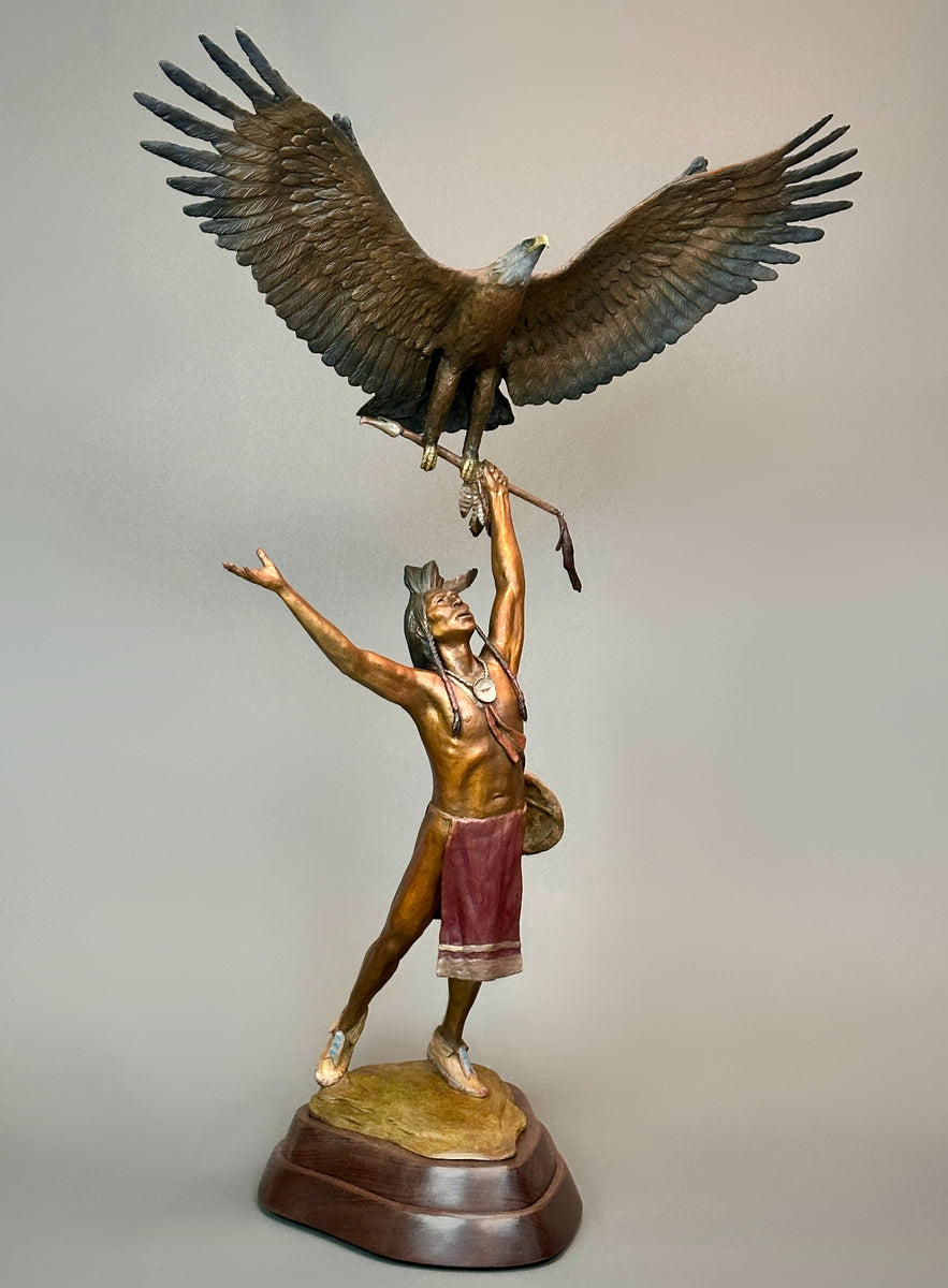 Ed Natiya Bronze "To Touch the Sky" Sculpture Available – Plainsmen ...
