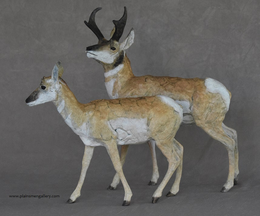 Jim Eppler Bronze "Pronghorn Buck" Available Wildlife Art Free Ship ...