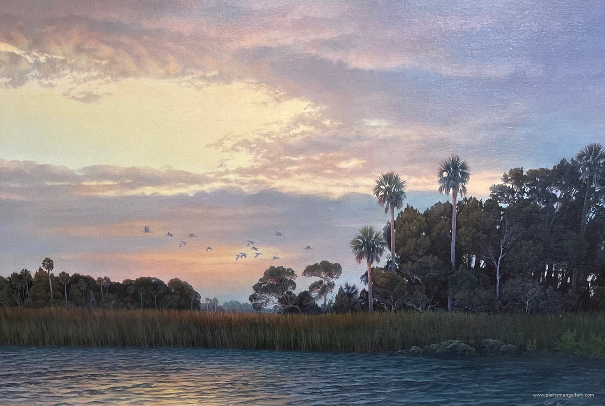 Charles Rowe Painting "Cypress" Original – Plainsmen Gallery Fine Art